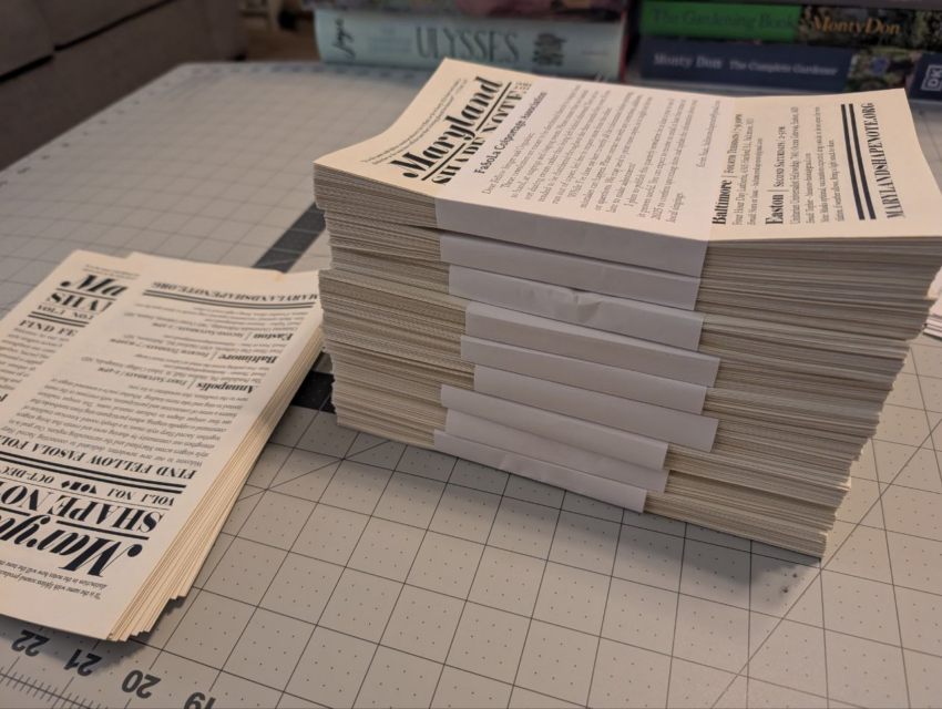 Newsletter - Maryland Shape Note Singing